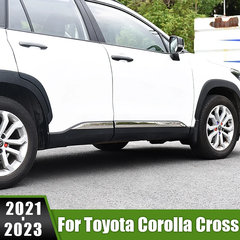 For-Toyota-Corolla-Cross-XG10-2021-2022-2023-Hybrid-Car-Door-Protector ...