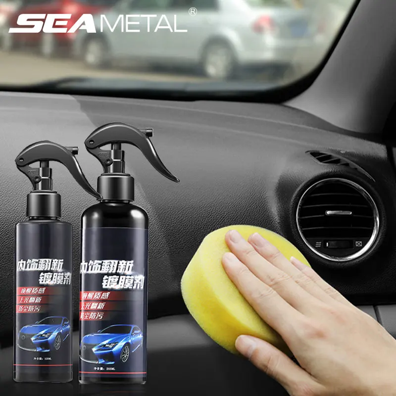 SEAMETAL-120ml-255ml-Car-Plastic-Leather-Restorer-Agent-Car-Interior-Refurbishment-Coating-Spray ...
