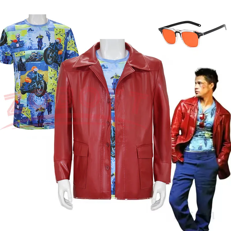 Adultos Fight Club Tyler chaqueta Cosplay disfraz película Durden ...