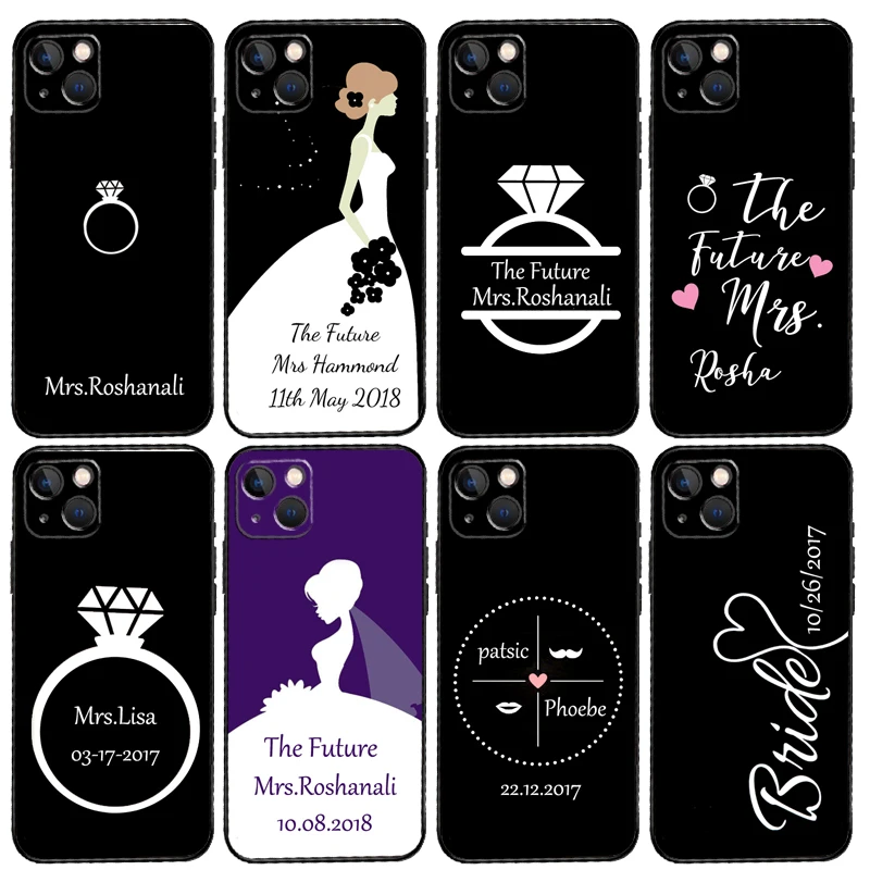 Personalised Wedding Mrs To Be Bride Phone Case For iPhone 15 14 13 12 ...