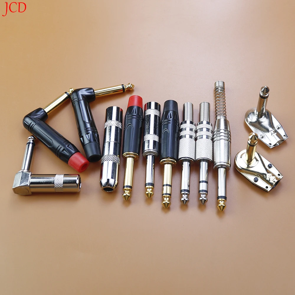 1-Piece-MONO-Stereo-Jack-6-35mm-Wire-Connectors-Audio-Speaker-6-35mm ...