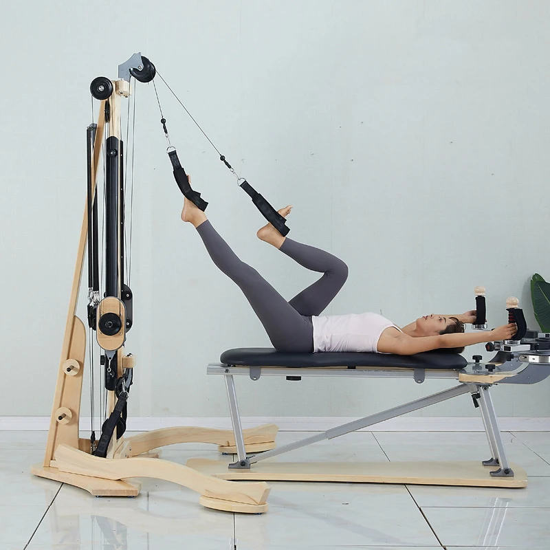 Pilates-Soft-Core-bed-Pulley-tower-Gyroscope-Pilates-reformer-machine ...