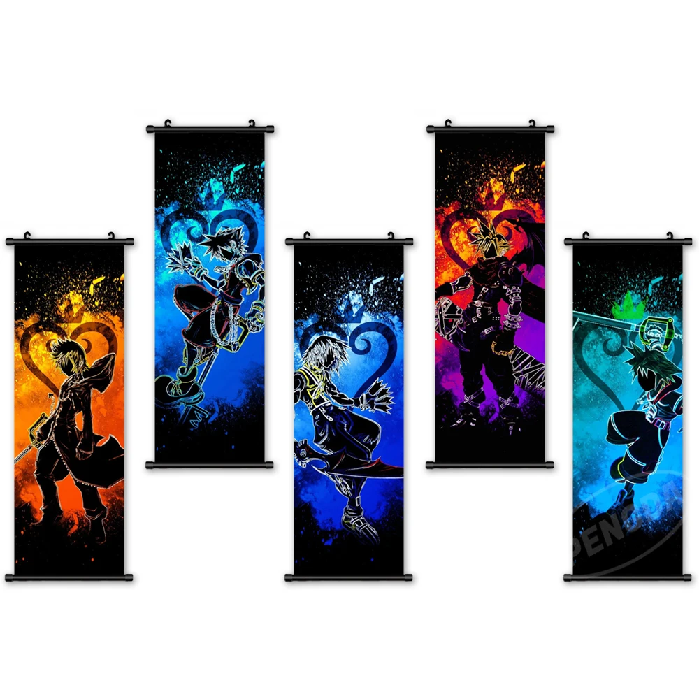 Canvas-Anime-Hanging-Painting-Abstract-Wall-Art-Home-Decor-Poster-HD ...