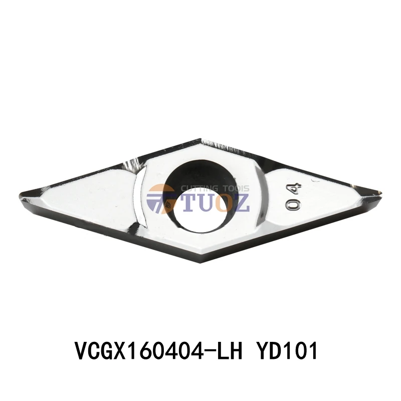 원래 VCGX160404 LH VCGX160404 LC YD101 알루미늄 인서트 내부 선반 도구 CNC 선반 도구 VCGX 160404 알루미늄 커터| | - AliExpress