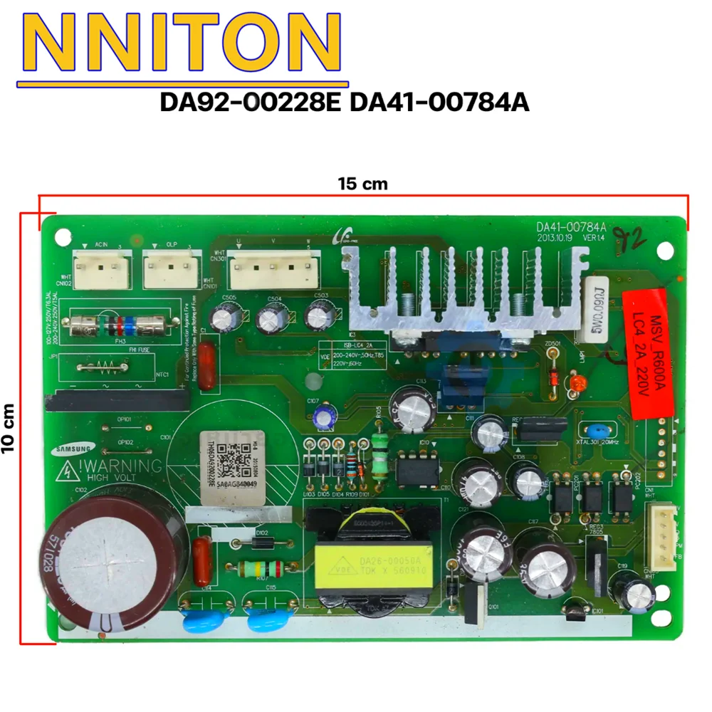 Refrigerator Control Board DA92-00228E DA92-00228F Circuit PCB DA41 ...