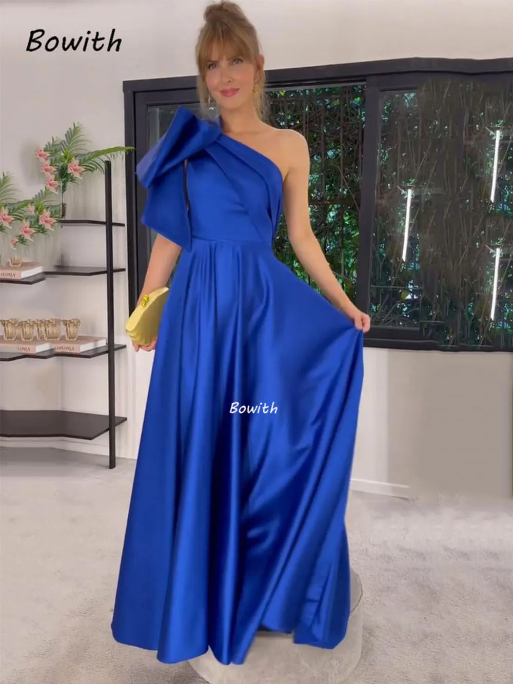 Royal blue One Shoulder Gown | Dresses Images 2024 | Page 9