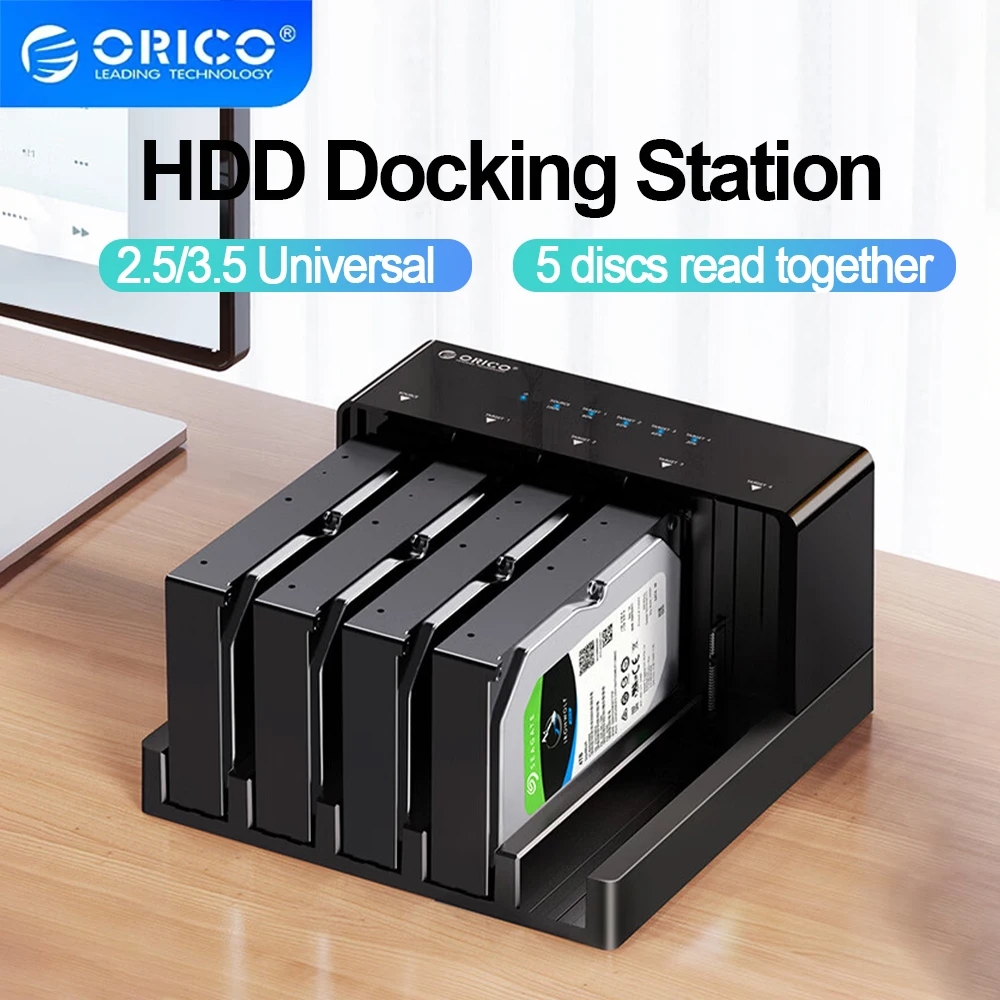 Orico 5 Bay Usb 3.0 to SATA HDD Docking Station for 2.5&3.5 inch HDD ...