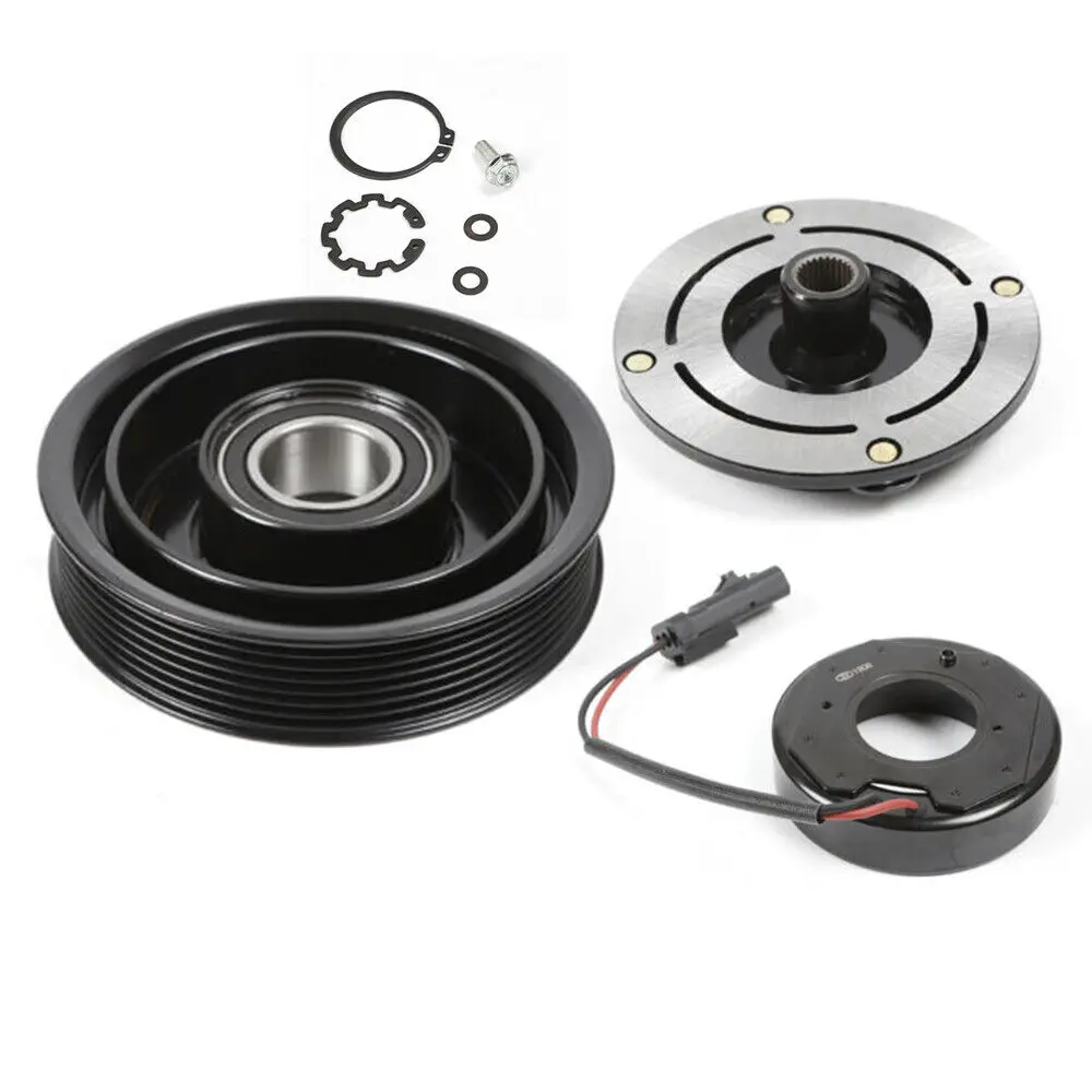 A-C-Air-Conditioner-AC-Compressor-Clutch-Kit-Pulley-Coil-Plate-10S17E ...