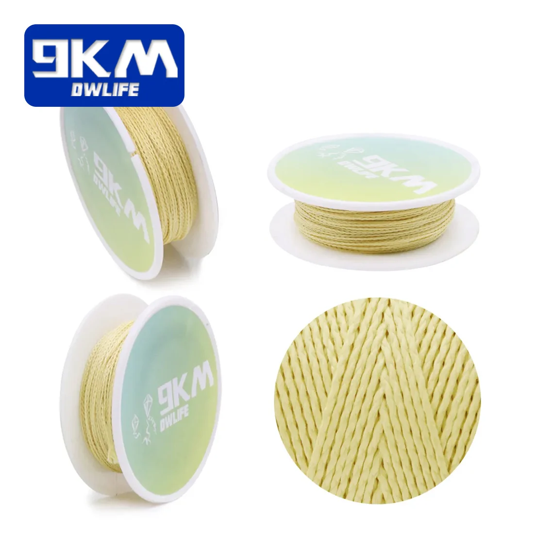 Kevlar Line Fishing Assist Line 100~1500lb Wear-Resistant Braided ...