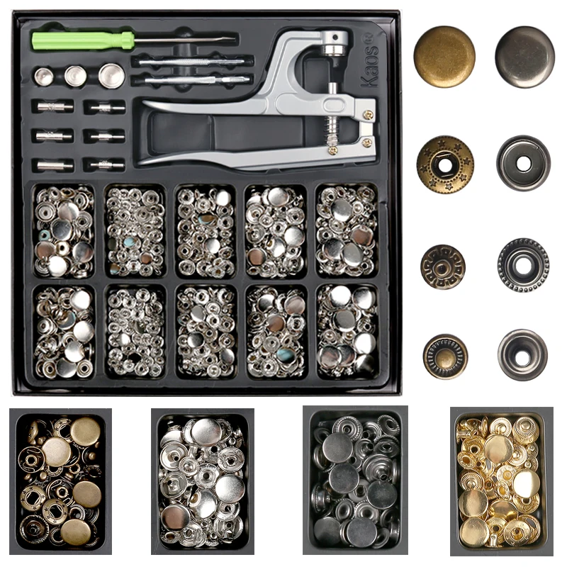 Metal-Plastic-Claw-Snap-Snaps-Button-Buttons-With-Pressure-Pliers ...