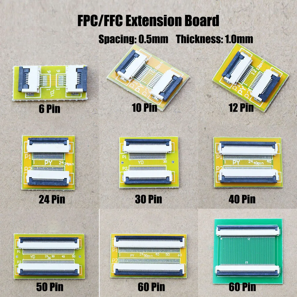 1Pce-FFC-flexible-flat-cable-extension-board-0-5-1-0mm-spacing-flexible ...