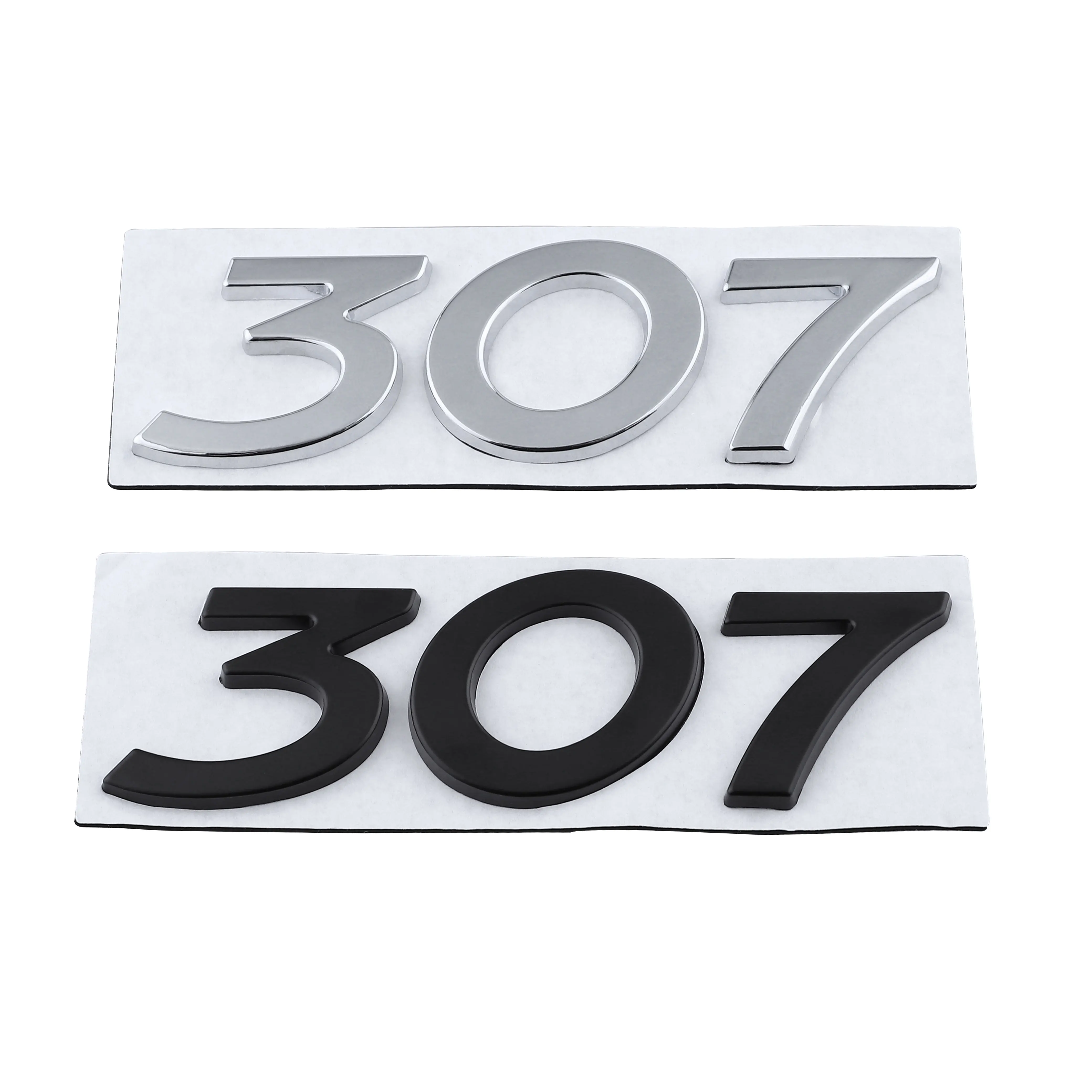 3D-307-Metal-Car-Rear-Trunk-Decal-Emblem-Badge-Sticker-Accessories-Car ...