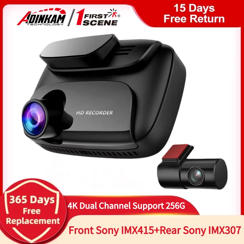 Real 4k Dash Cam 3"ips Screen Chip Hisilicon 3559v200 Built In Gps ...