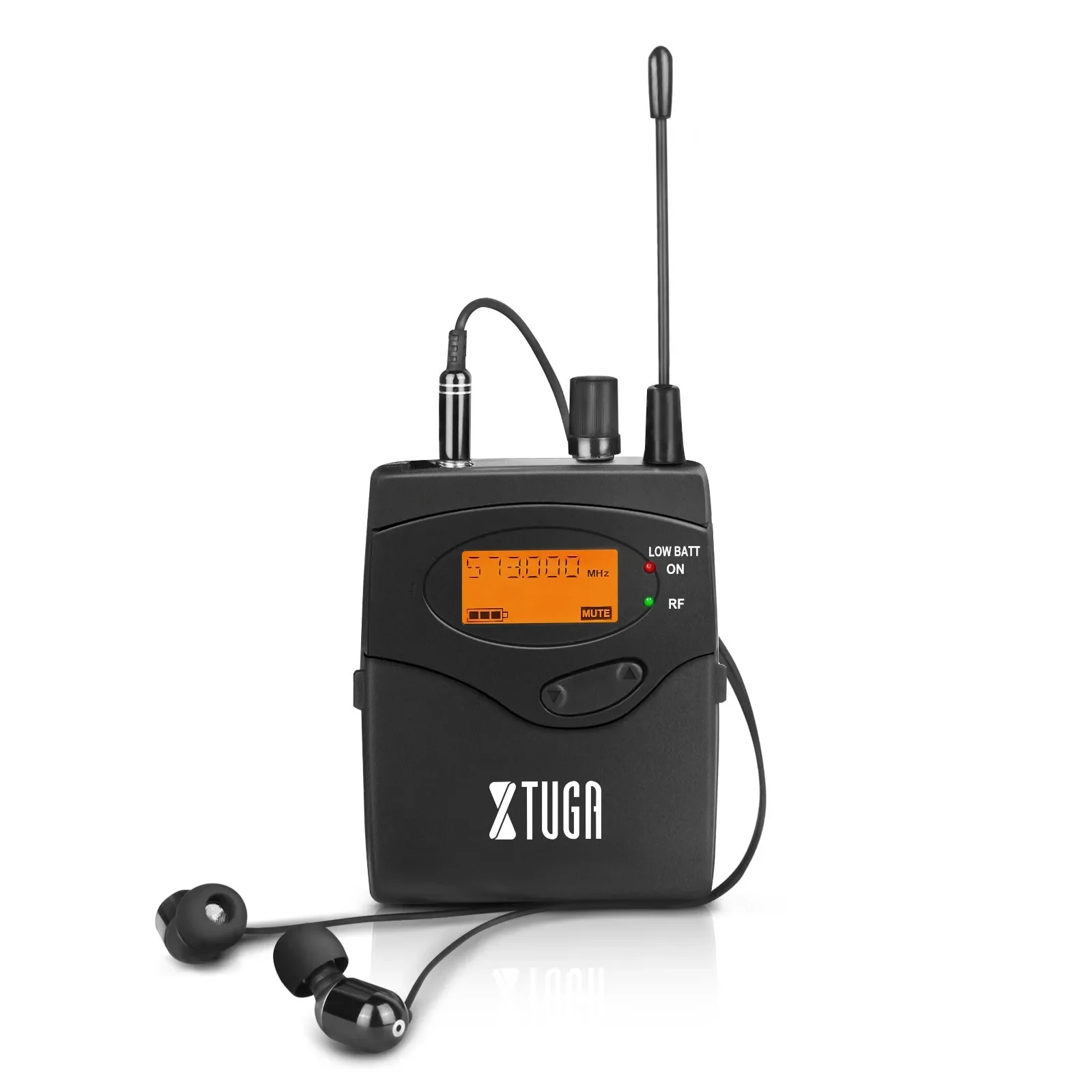 XTUGA-Wireless-Stage-Monitors-In-Ear-Monitors-Dual-Channel-Transmitter ...