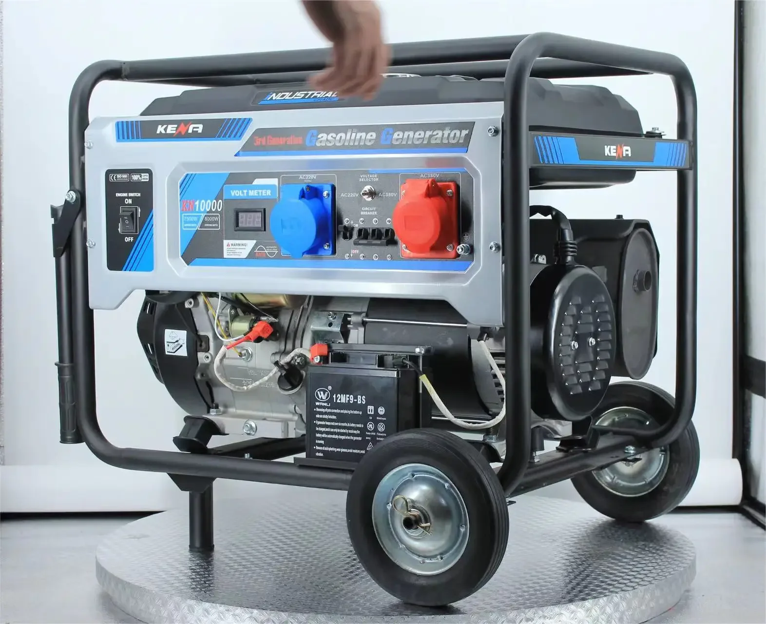 YYHC-Portable-8Kw-10kva-380v-3-10kw-220v-Power-Electric-Generators-220v ...