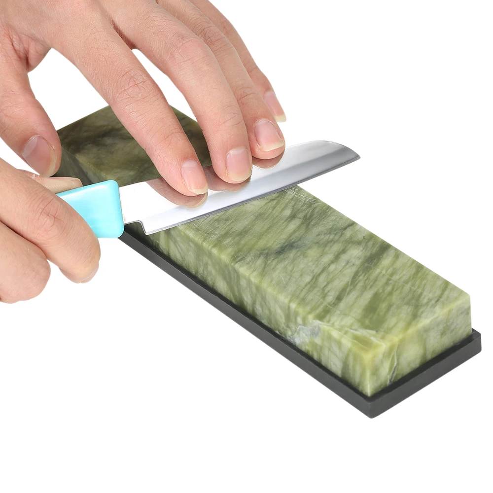 Decdeal-8-2-1-Inches-Knife-Sharpening-Stone-Natuarl-Emerald-10000-Grit ...