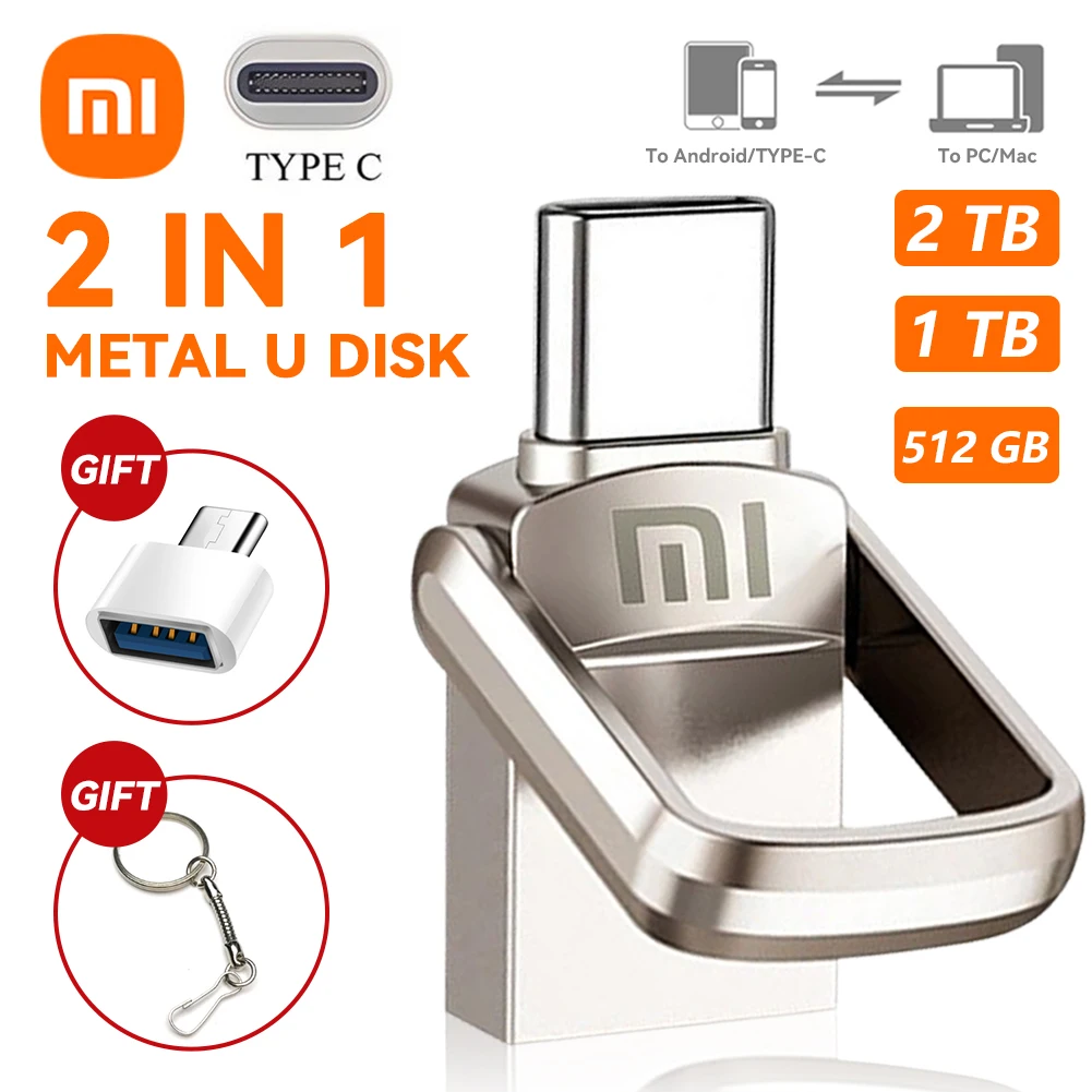 Xiaomi-Mini-Pen-Drive-Imperme-vel-USB-Flash-Drives-Alta-Velocidade-USB ...
