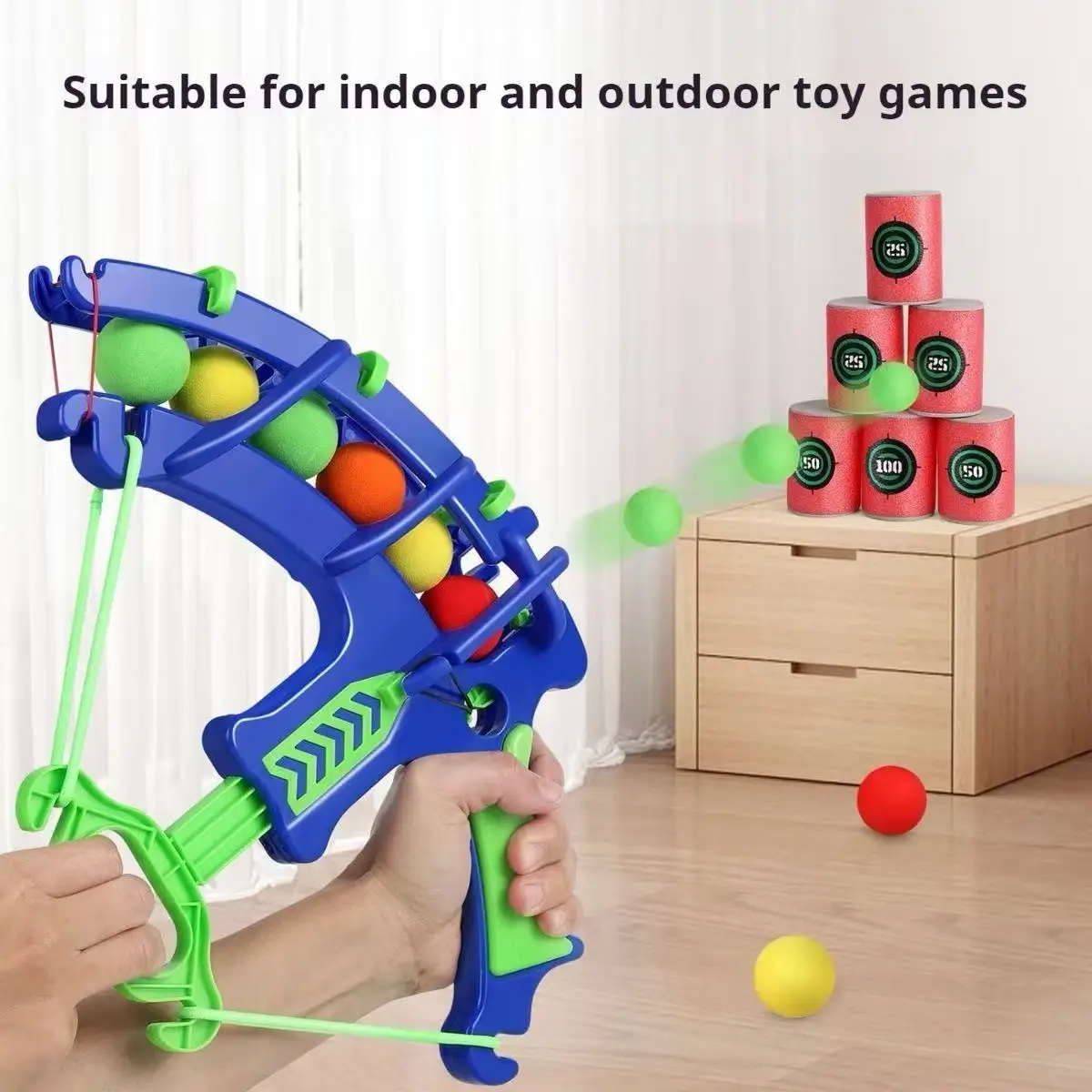 Soft slingshot toys. Parent-child interactive toys, suitable for both ...