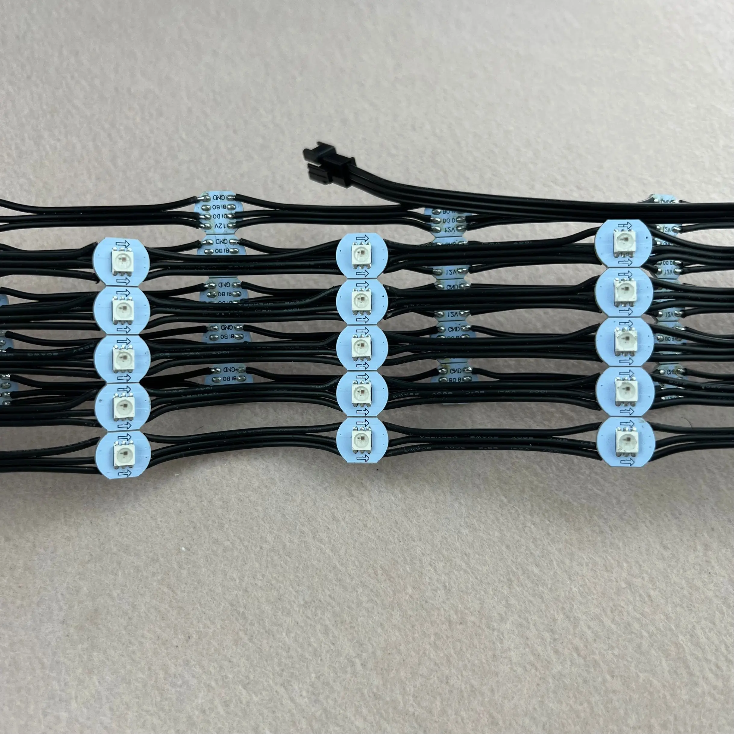 DC12V-WS2815-50-pixels-strand-20mm-LED-pixel-module-non-waterproof-all ...