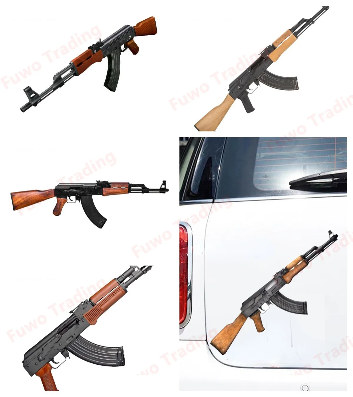 Hot-selling-Gun-Shaped-AK-47-Replica-Vinyl-Airsoft-Pistola-Decal-Window ...
