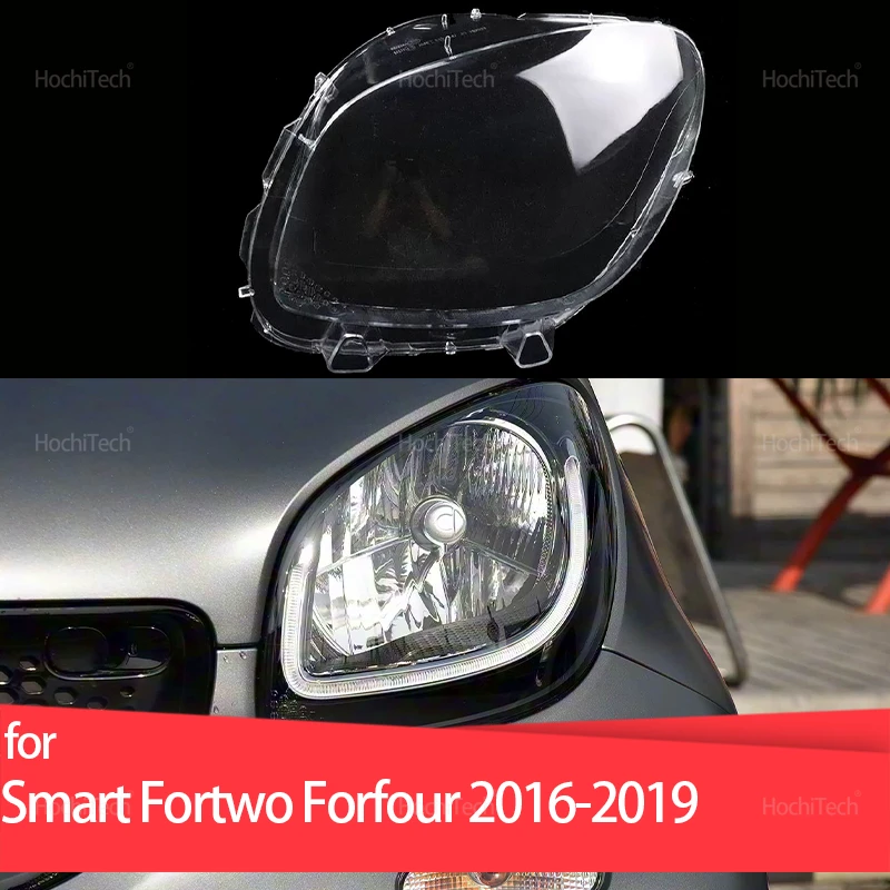 For Smart Fortwo 453 Series Forfour 2016-2019 Headlight Cover Car ...