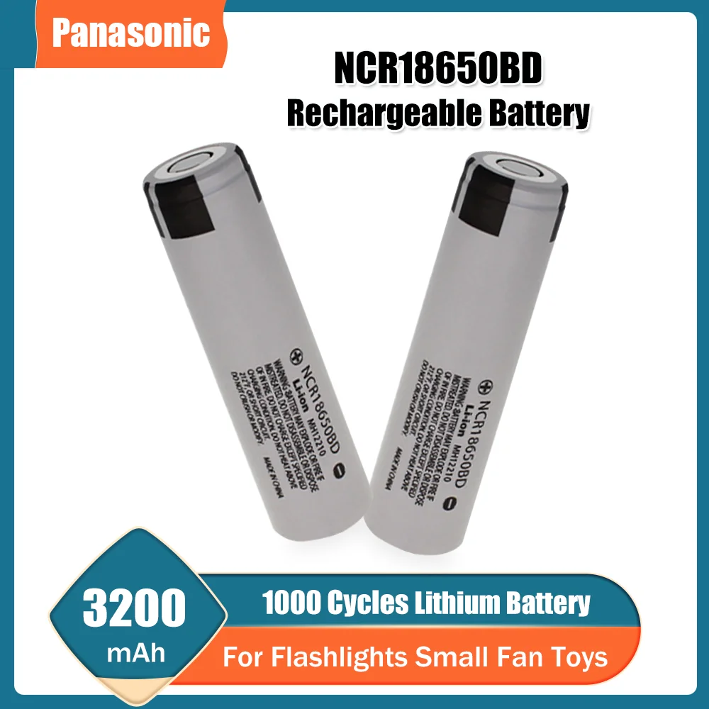 2-20pcs Panasonic 18650 Ncr18650bd 10a 3.7v 3200mah Rechargeable ...