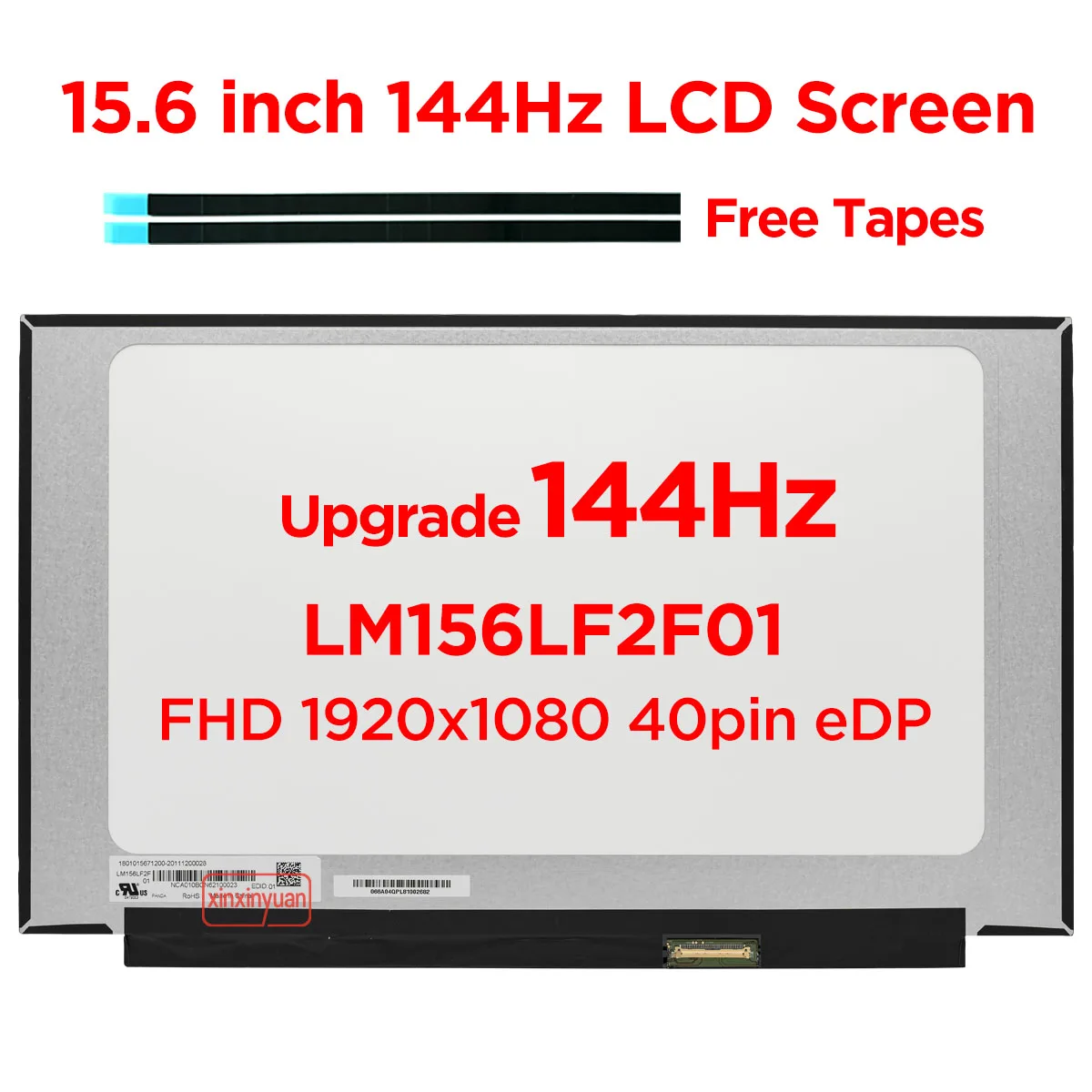 NEW-15-6-144Hz-Laptop-LCD-Screen-LM156LF2F01-For-ASUS-FX505-FX506-FX507 ...