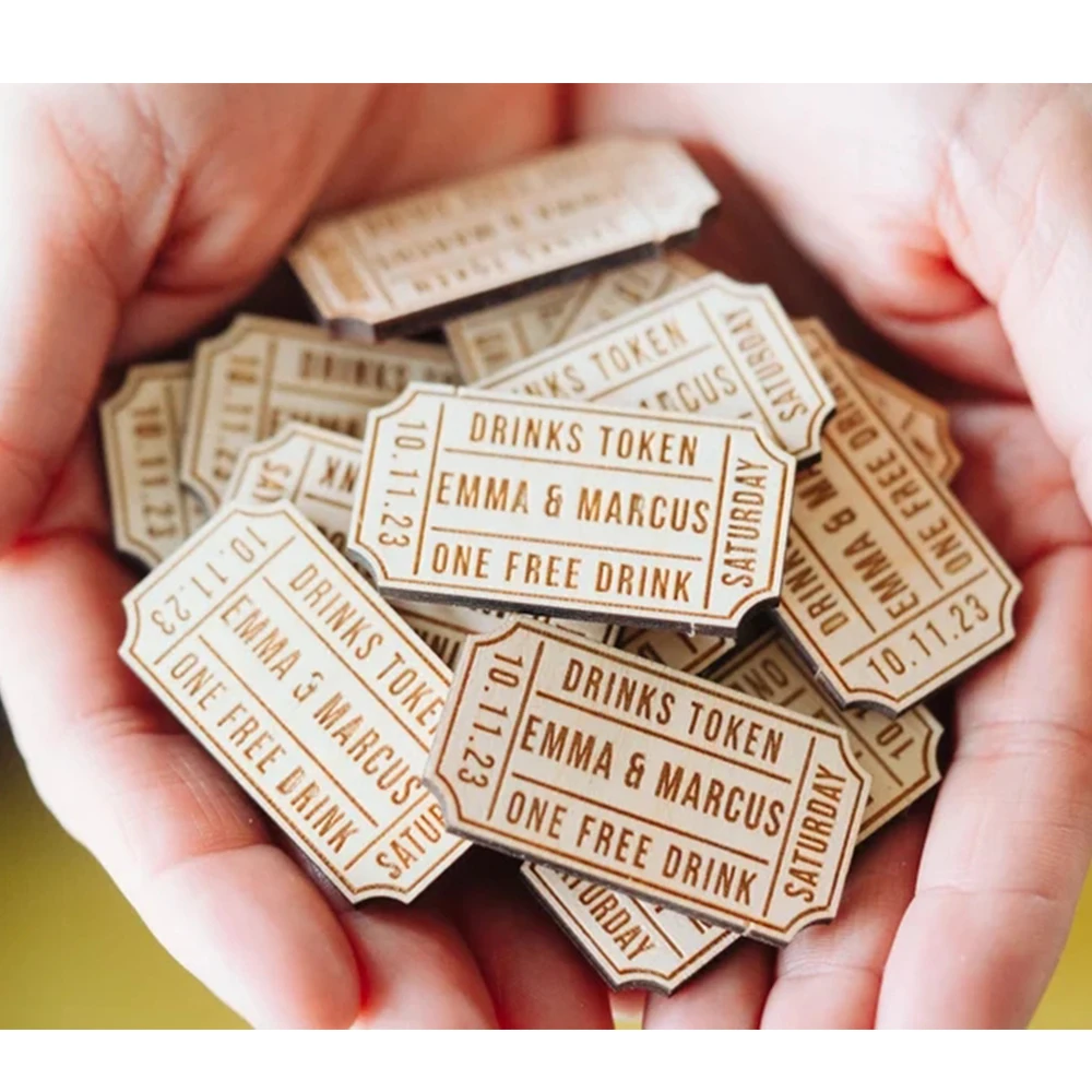 Personalised-Wedding-Drinks-Tokens-Retro-Cinema-Ticket-Stub-With-Full ...