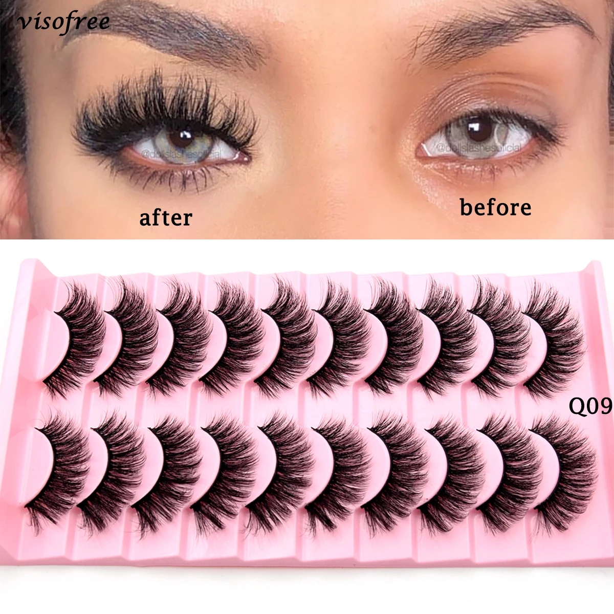 3-5-10-Pairs-Eyelashes-3D-Mink-Lashes-Wispy-Fluffy-Volume-Mink-False ...
