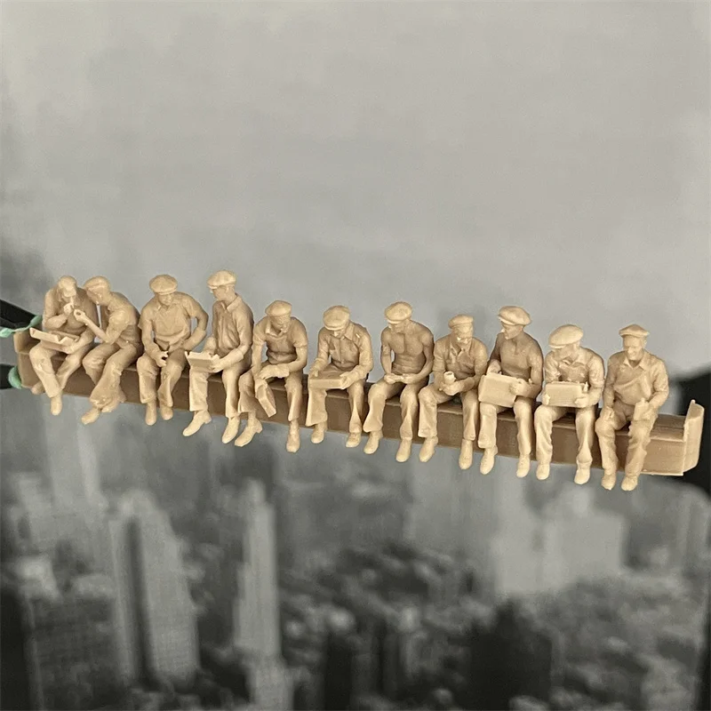 1-87-Ho-Scale-Model-Skyscraper-Roof-Construction-Worker-11-Figures ...
