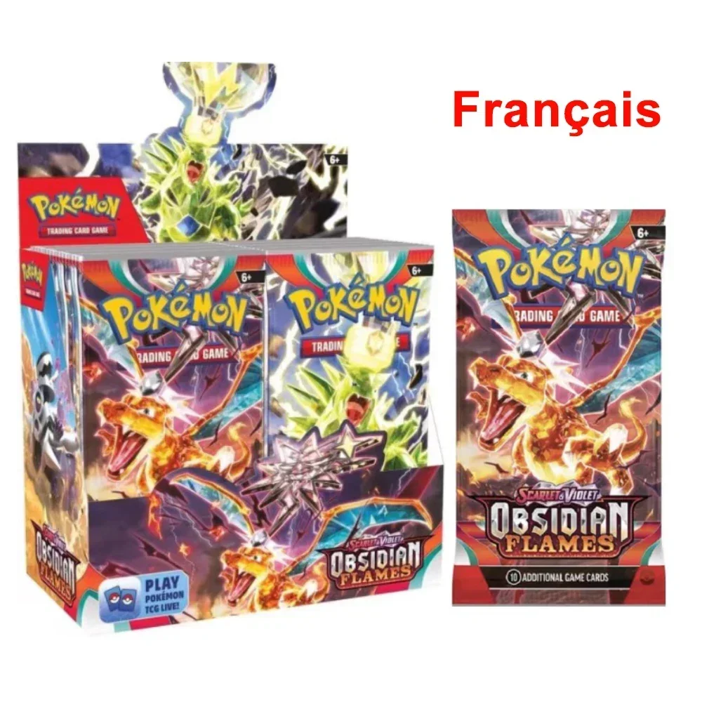 324Pcs Card Obsidian Flames Scarlet & Violet Booster Box Pokémon ...