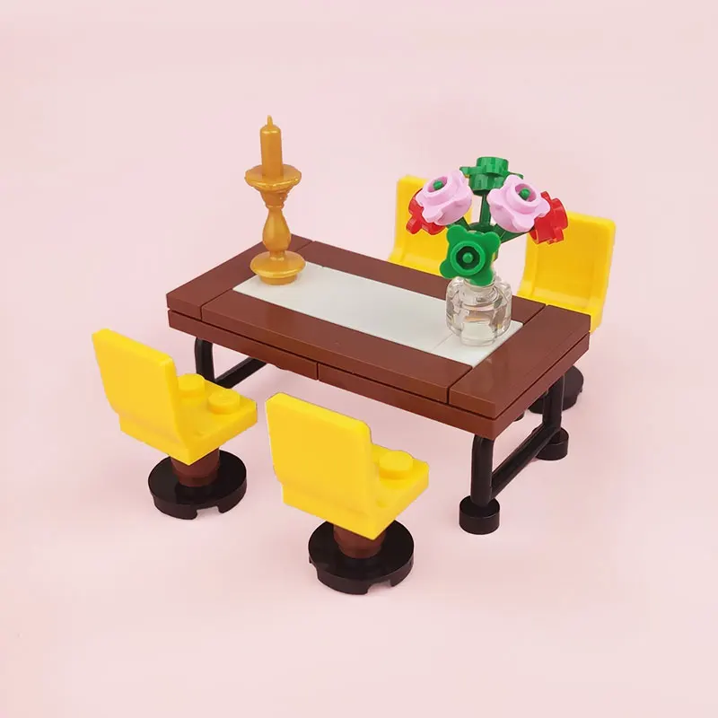 MOC-small-building-blocks-DIY-creative-kitchen-furniture-home ...