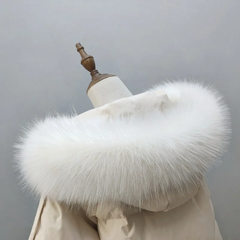 Winter-Faux-Fur-Collar-Fluffy-Shawl-Collars-Plush-Neck-Warmer-Thicken ...