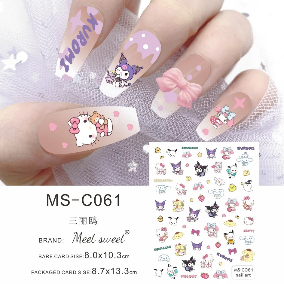 Japanese-Sanrio-Koloomi-manicure-sticker-cartoon-cute-sweet-My-Melody ...