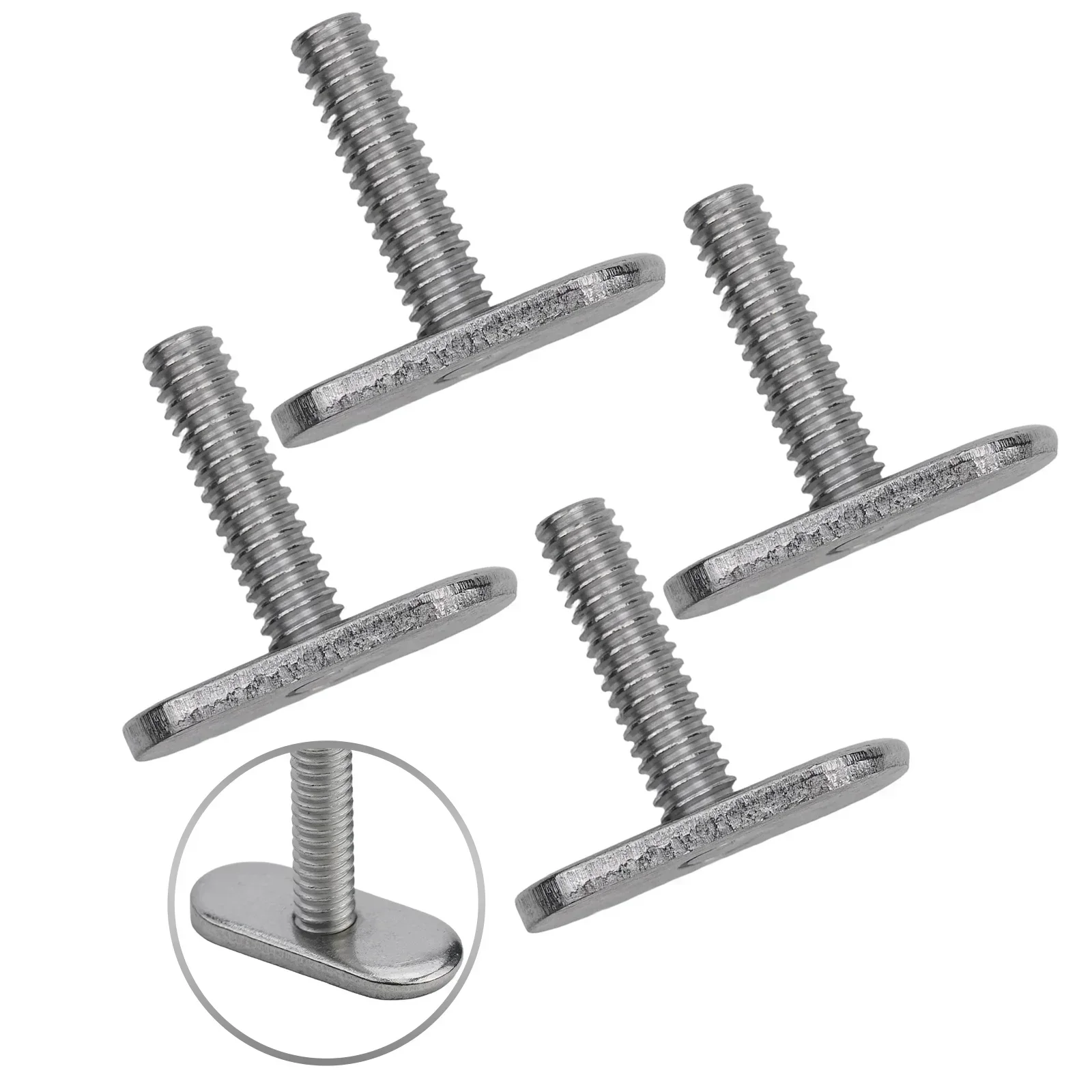 Stainless Steel Kayak Rail/Track Screws Track Nuts T Slot Bolt M6 Rail ...