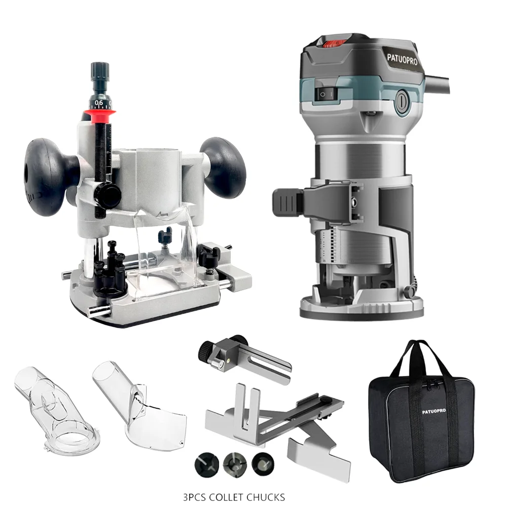 PATUOPRO-Wood-Trimmer-Router-Tool-Set-Woodworking-Laminate-Milling ...