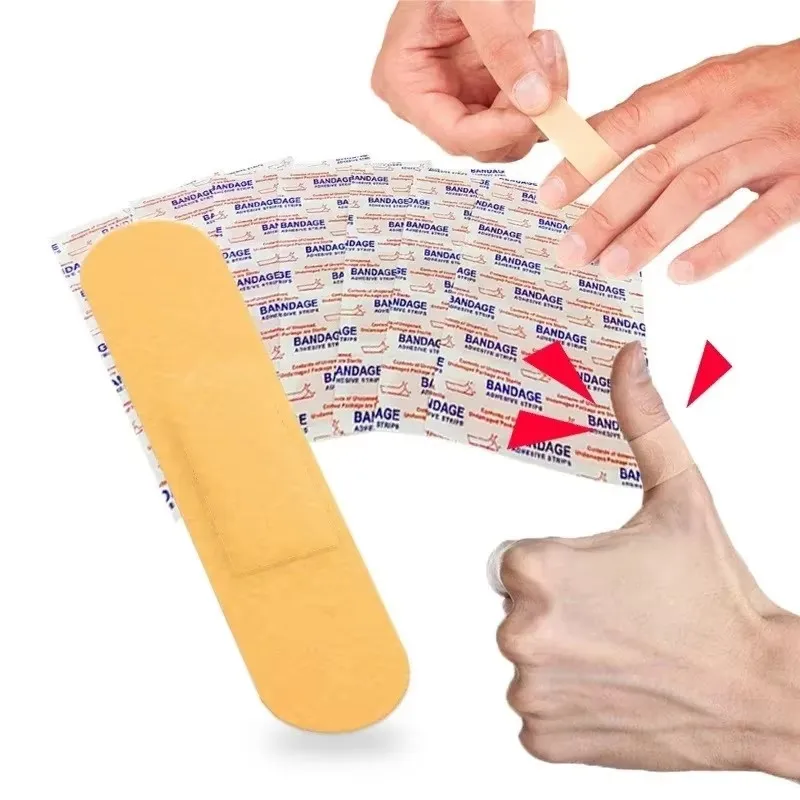 50-300Pcs First Aid Bandage Adhesive Plaster Wound Hemostasis Sticker ...