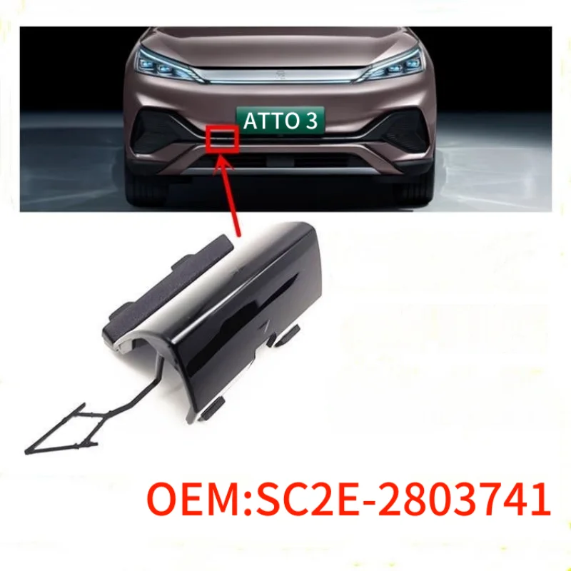 Front Bumper Towing Hook Cover For BYD ATTO 3 BYD Yuan Plus SC2E ...