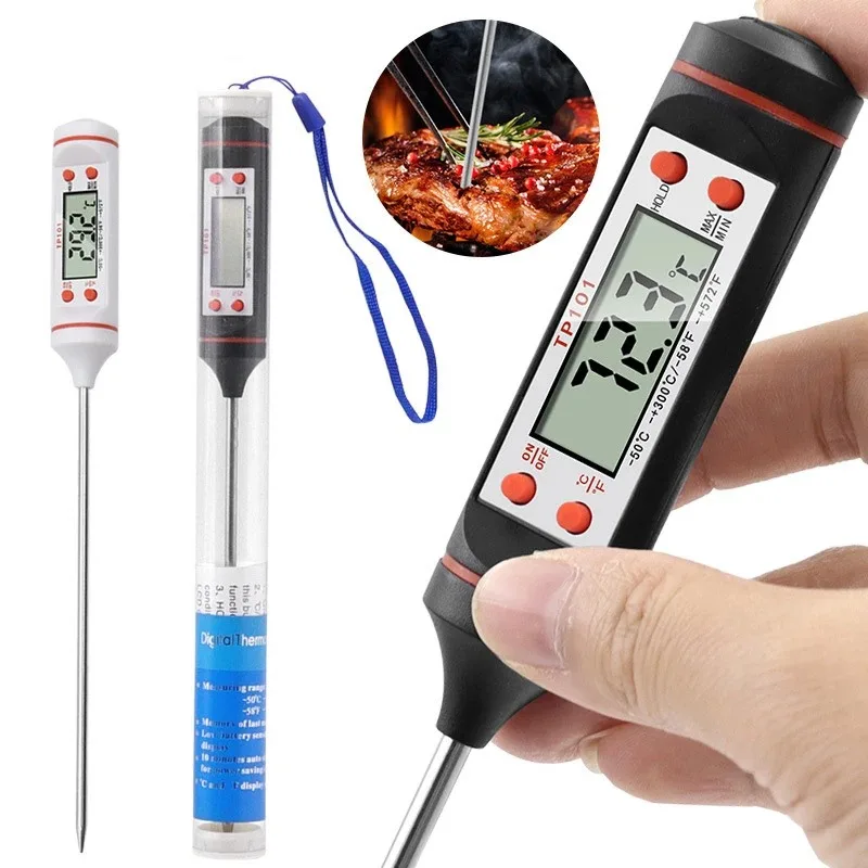 1PCS-Kitchen-Oil-Thermometer-BBQ-Baking-Electronic-Food-Thermometer ...