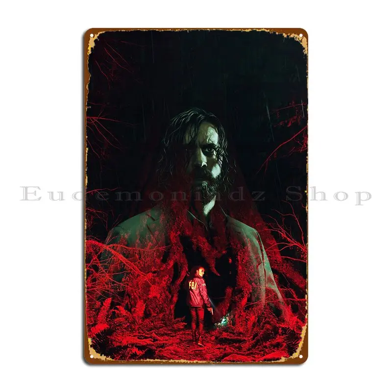 Alan-Wake-2-Game-Alan-Wake-Ii-Artwork-Dannyxty-Metal-Sign-Club-Poster ...