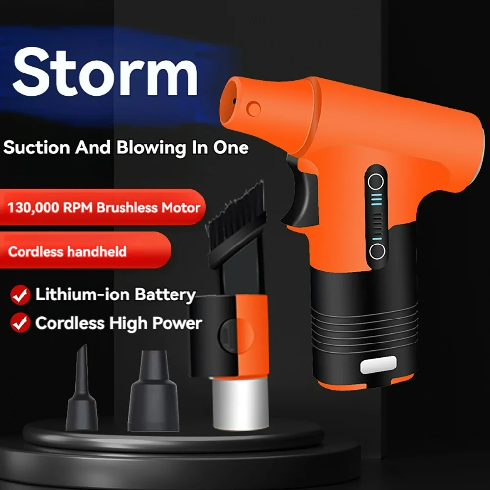 130000RPM-7-4V-3000mAh-Mini-Turbo-Jet-Fan-Portable-Air-Blower-Turbofan ...