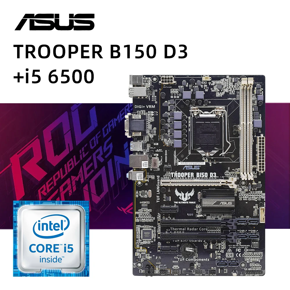 ASUS-Kit-de-placa-base-TROOPER-B150-D3-i5-6500-LGA-1151-DDR4-Intel-B150-32GB.jpg