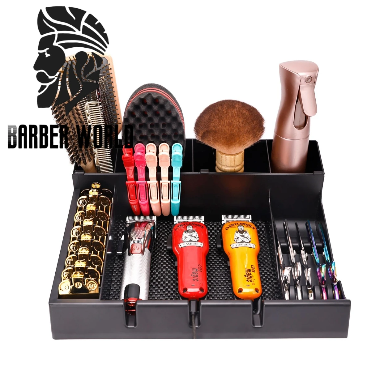 Barber Electric Clipper Tray Professional Anti slip Hairdresser Trimmer ...