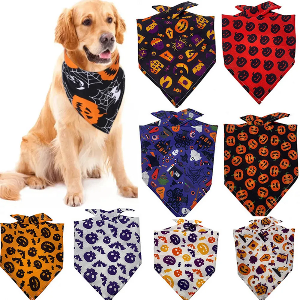 Halloween-Pet-Washable-Triangle-Bandana-Pet-Saliva-Towel-Pet-Scarf ...