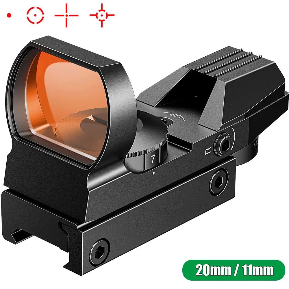 Tactical Hunting Red Green Dot Reflex Sight Scopes - Red Dot Reflex ...