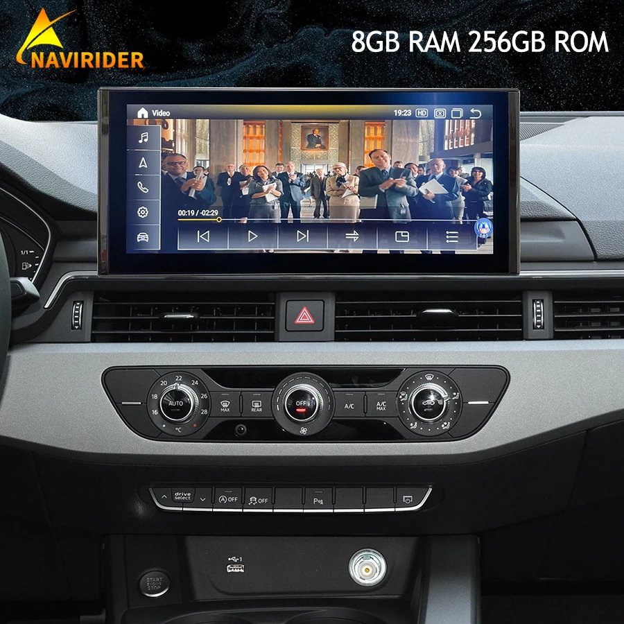 12.3inch 1920*720 Qled Screen For Audi A5 A4 A4l 2017 - 2020 Android 11 ...