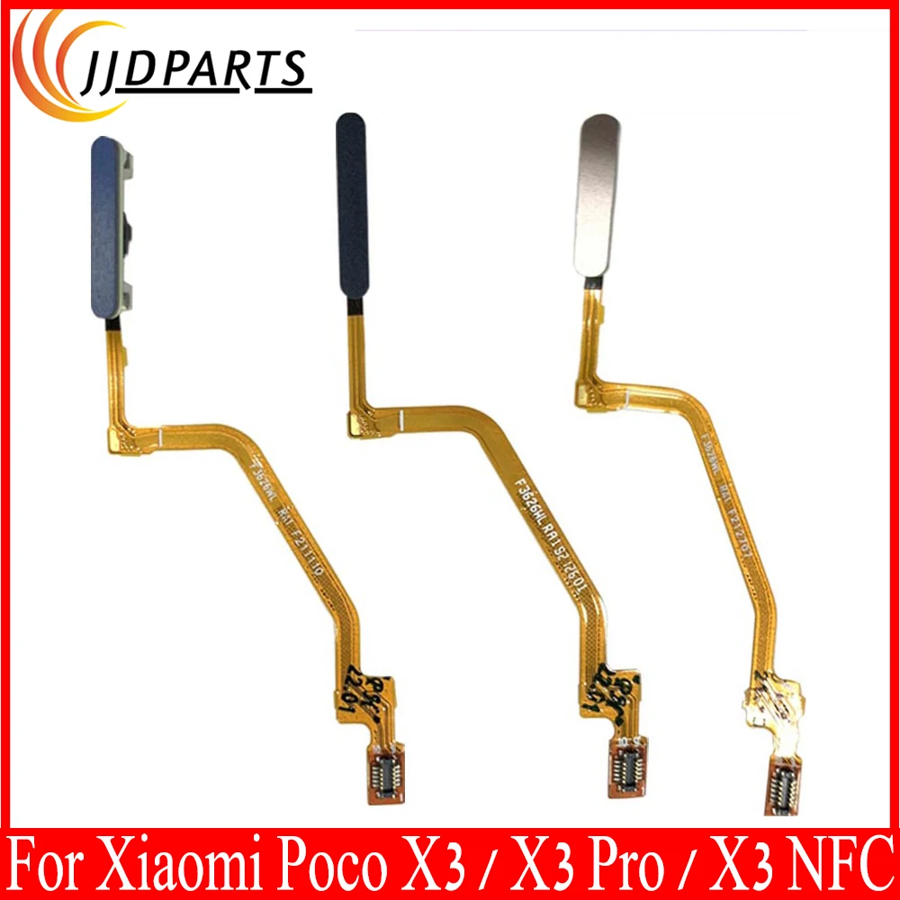 100% Tested For Xiaomi Poco X3 Pro Fingerprint Flex Cable Sensor Touch ...