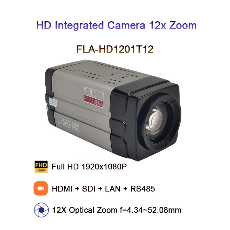 2MP-Communication-Industrial-Camera-12X-Zoom-With-HD-SDI-IP-HDMI-Output ...