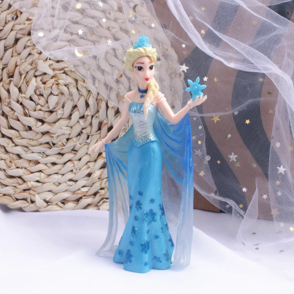 Disney-Anime-Frozen-Elsa-PVC-Action-Figures-Cartoon-Anime-Dolls-Kid ...