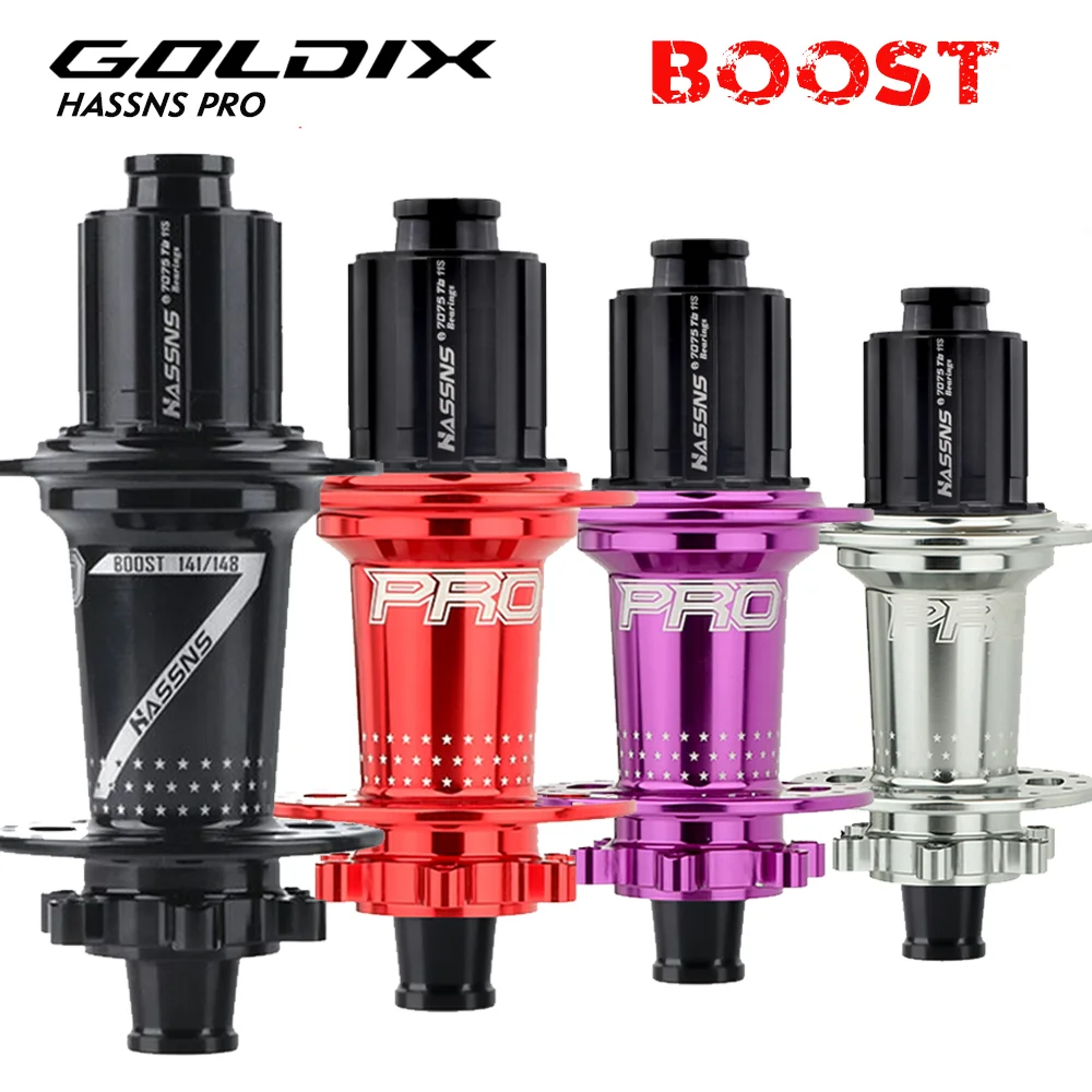 HASSNS-PRO7-Bicycle-Hub-24-32Holes-J-Bend-Spokes-THRU-Axle-12X142-HG-XD ...